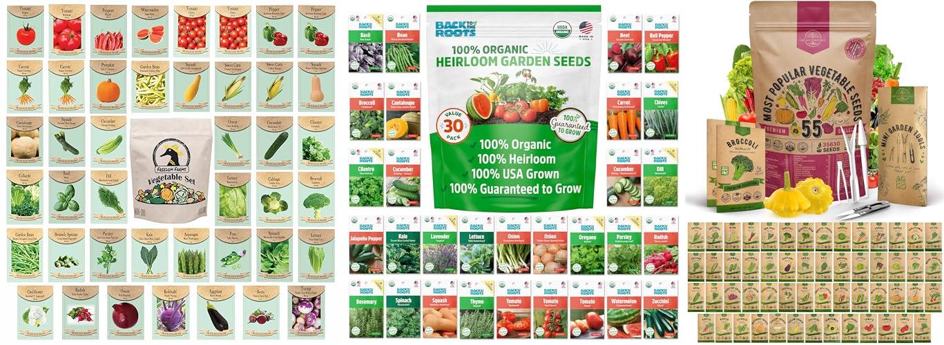 Best Seeds For Gardening - Top 5 Picks & Review