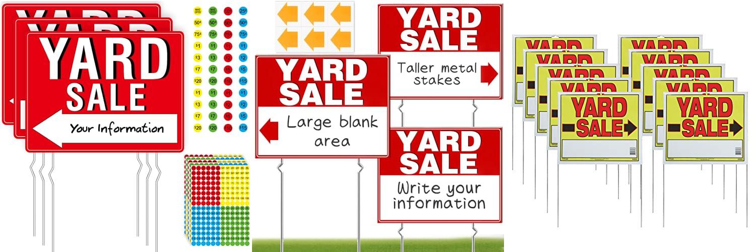 Top 5 Yard Sale Signs: Your Ultimate Buying Guide